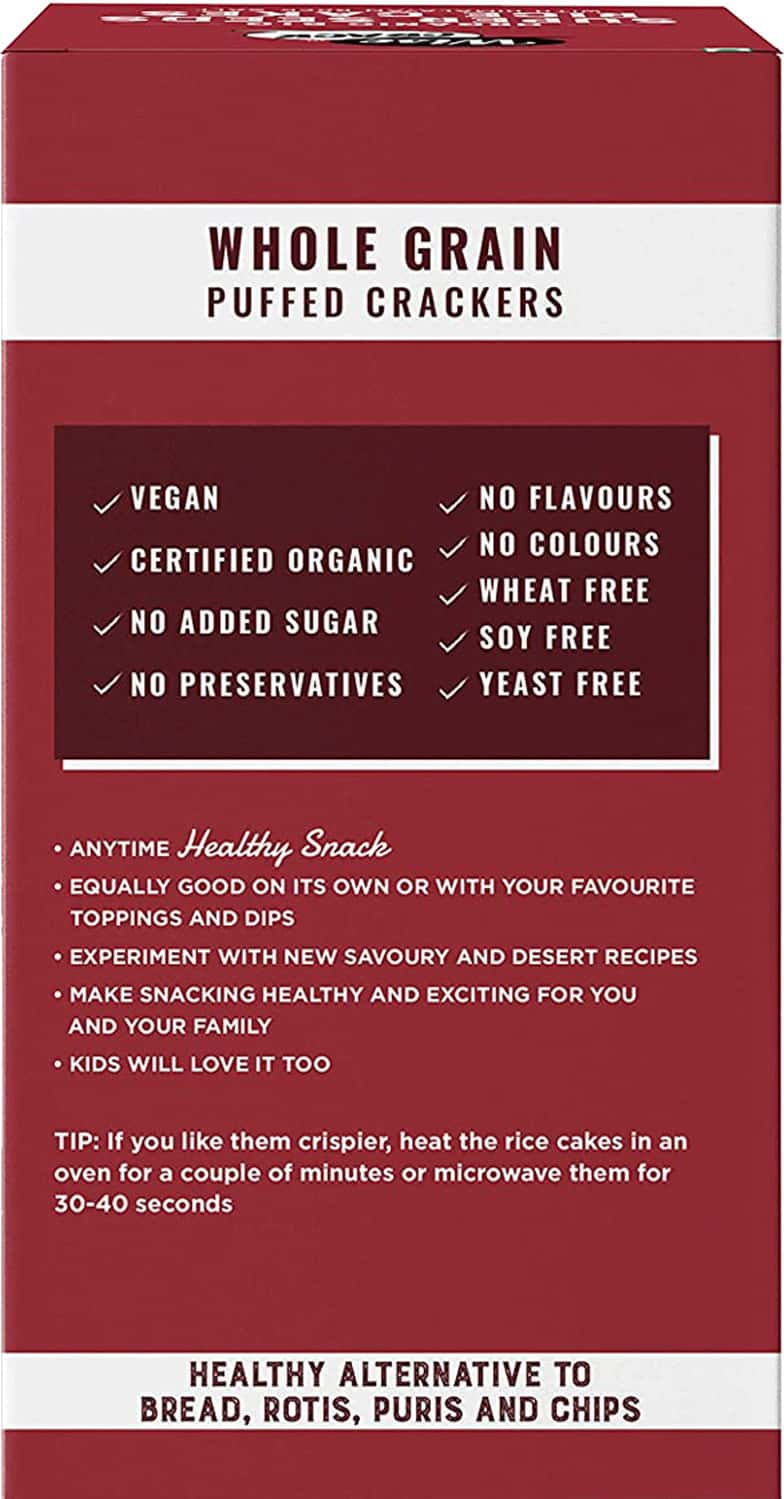 Buy WISECRACK SUPER SEEDS WHOLE GRAIN PUFFED CRACKER, CRISPY HEALHTY ...