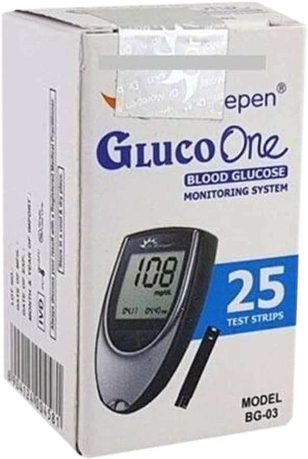Buy DR. MOREPEN GLUCO ONE BG 03 GLUCOMETER TEST STRIPS BOX OF 50 Online ...