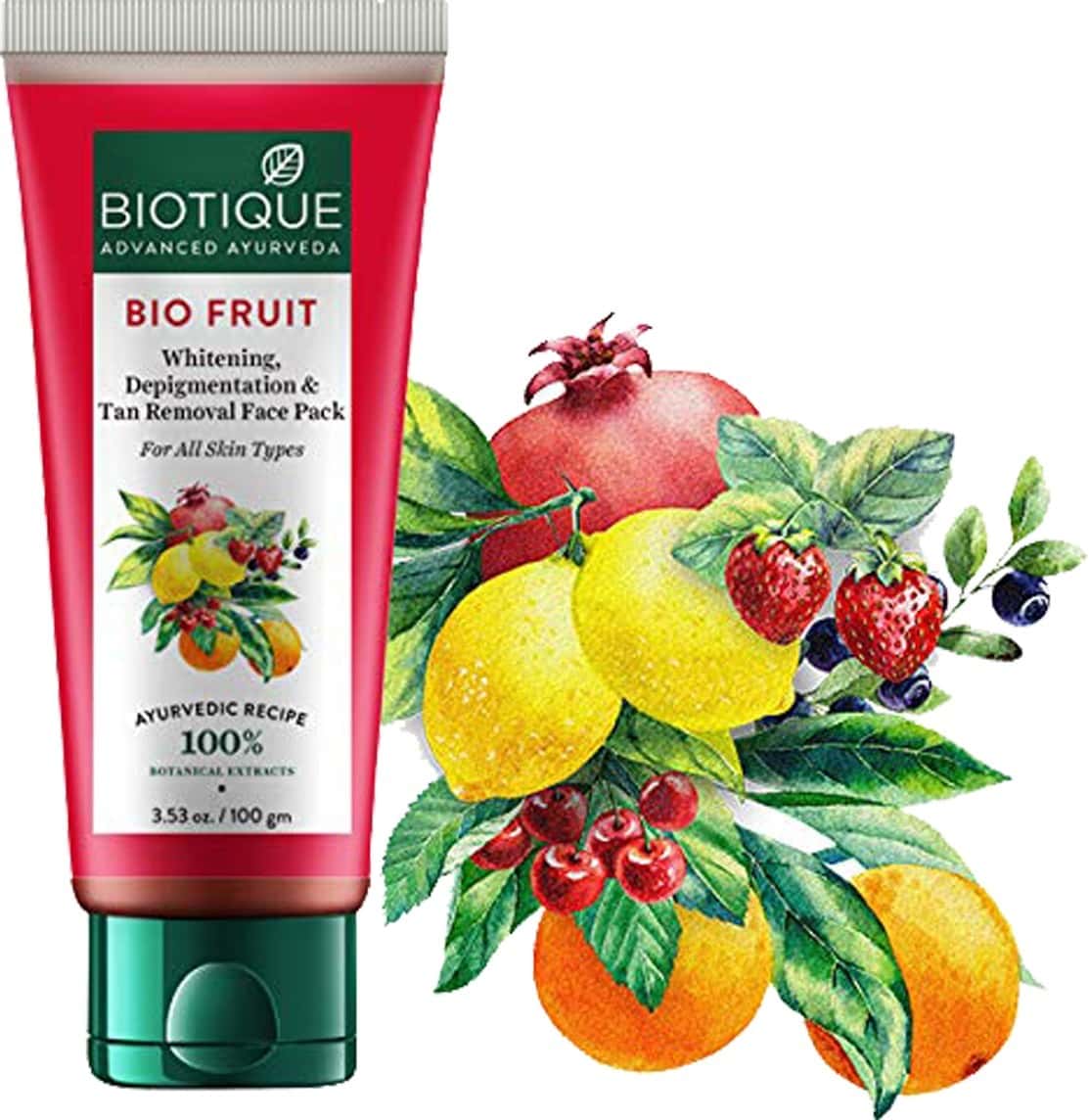 Buy BIOTIQUE BIO FRUIT WHITENING DEPIGMENTATION AND TAN REMOVAL FACE ...