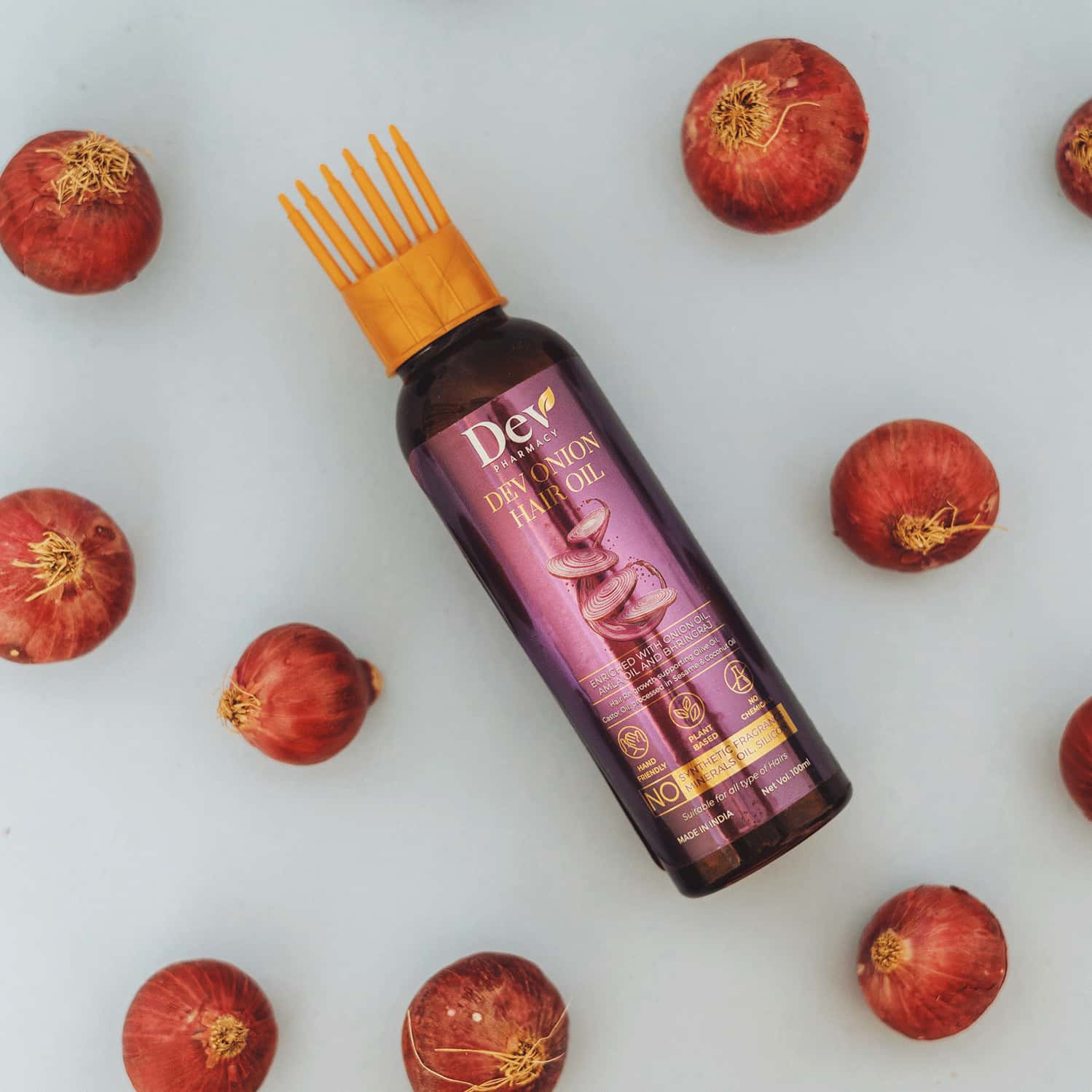 Buy DEV HAIR GROW OIL|AYURVEDIC HAIR OIL|COMB APPLICATOR|REDUCES ...