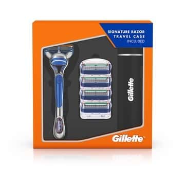Buy Gillette Fusion Signature Gift Pack Shaving Razor Kit Of 3 Online ...