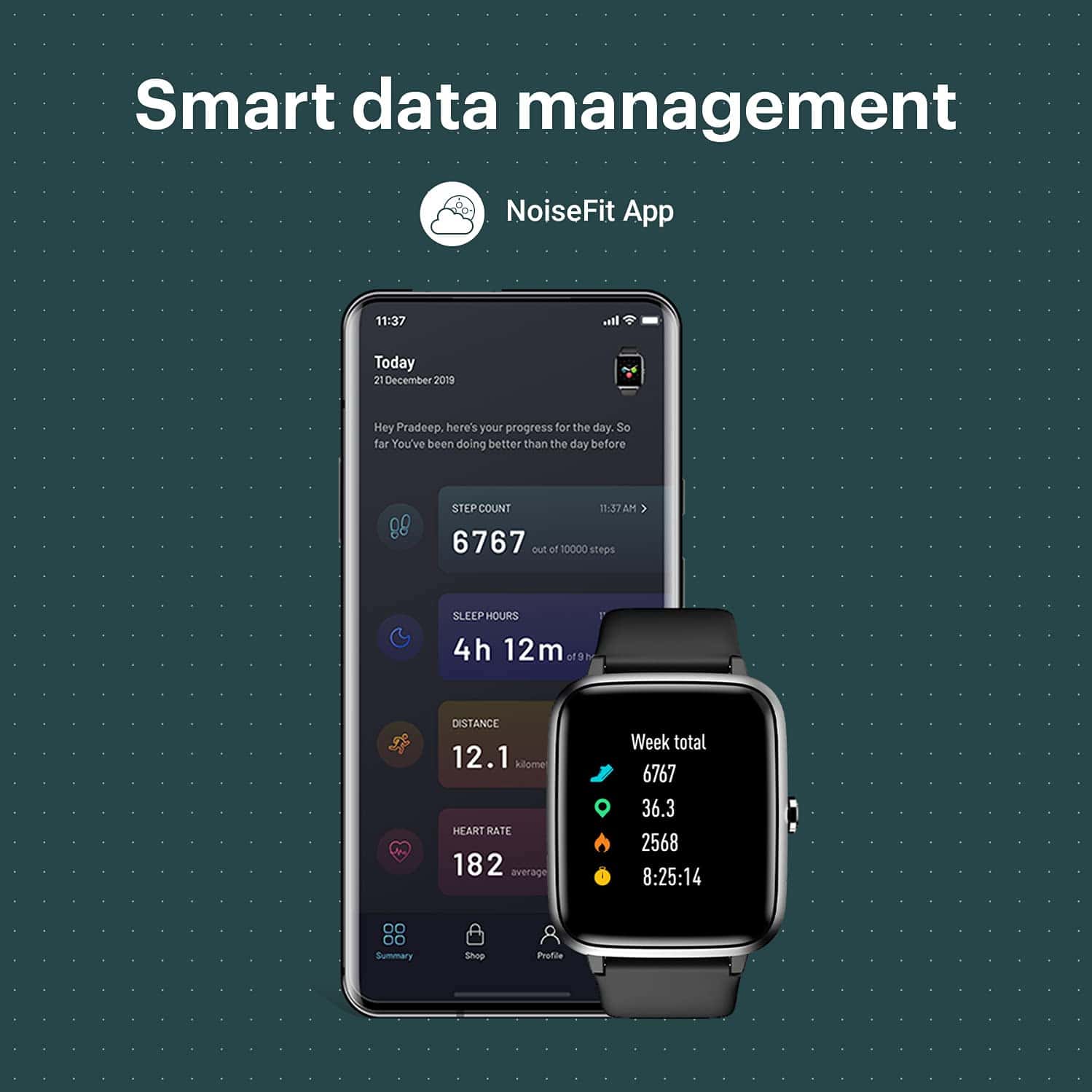 Buy NOISE COLORFIT PRO 2 OXY2 ONYX BLACK Online & Get Upto 60% OFF at ...