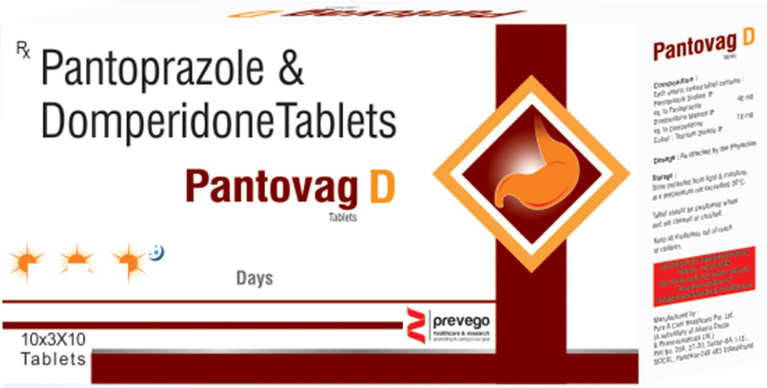 Pantovag D Strip Of 10 Tablets: Uses, Side Effects, Price & Dosage ...