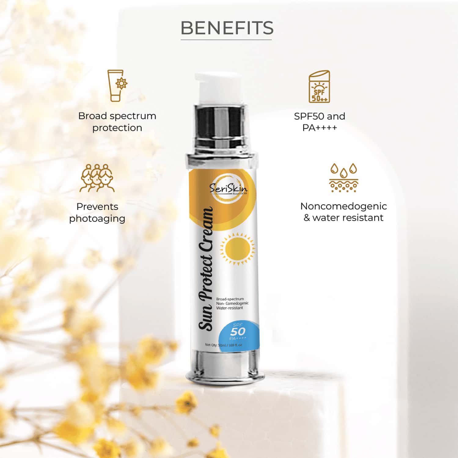 Buy SERISKIN SUN PROTECT CREAM Online & Get Upto 60% OFF at PharmEasy