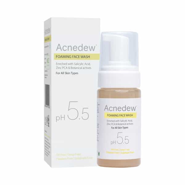 Buy ACNEDEW ANTIACNE & ANTIPIMPLE FOAMING FACE WASH 100 ML | SALICYLIC ...