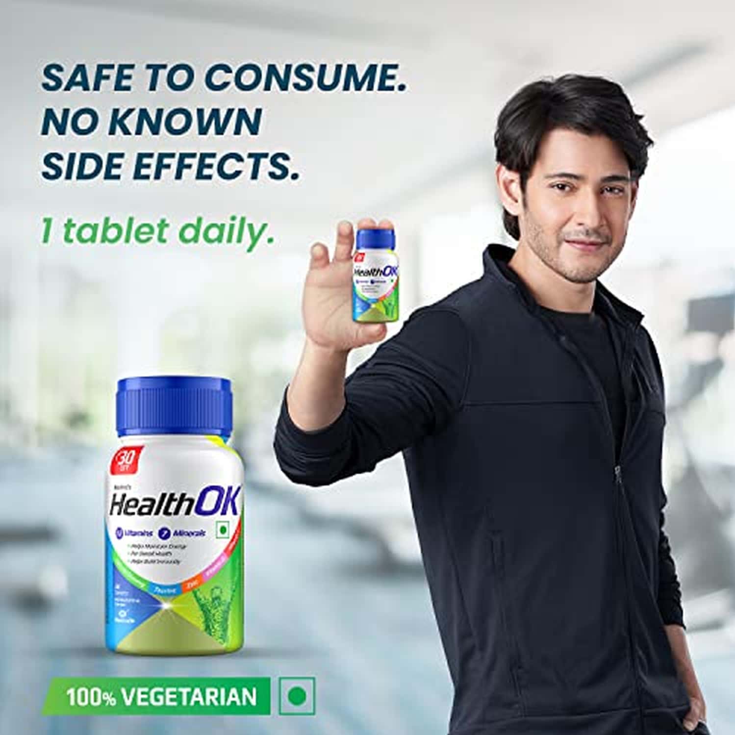 Buy HEALTH OK DAILY MULTIVITAMIN FOR ENERGY & OVERALL HEALTH FOR MEN30 ...