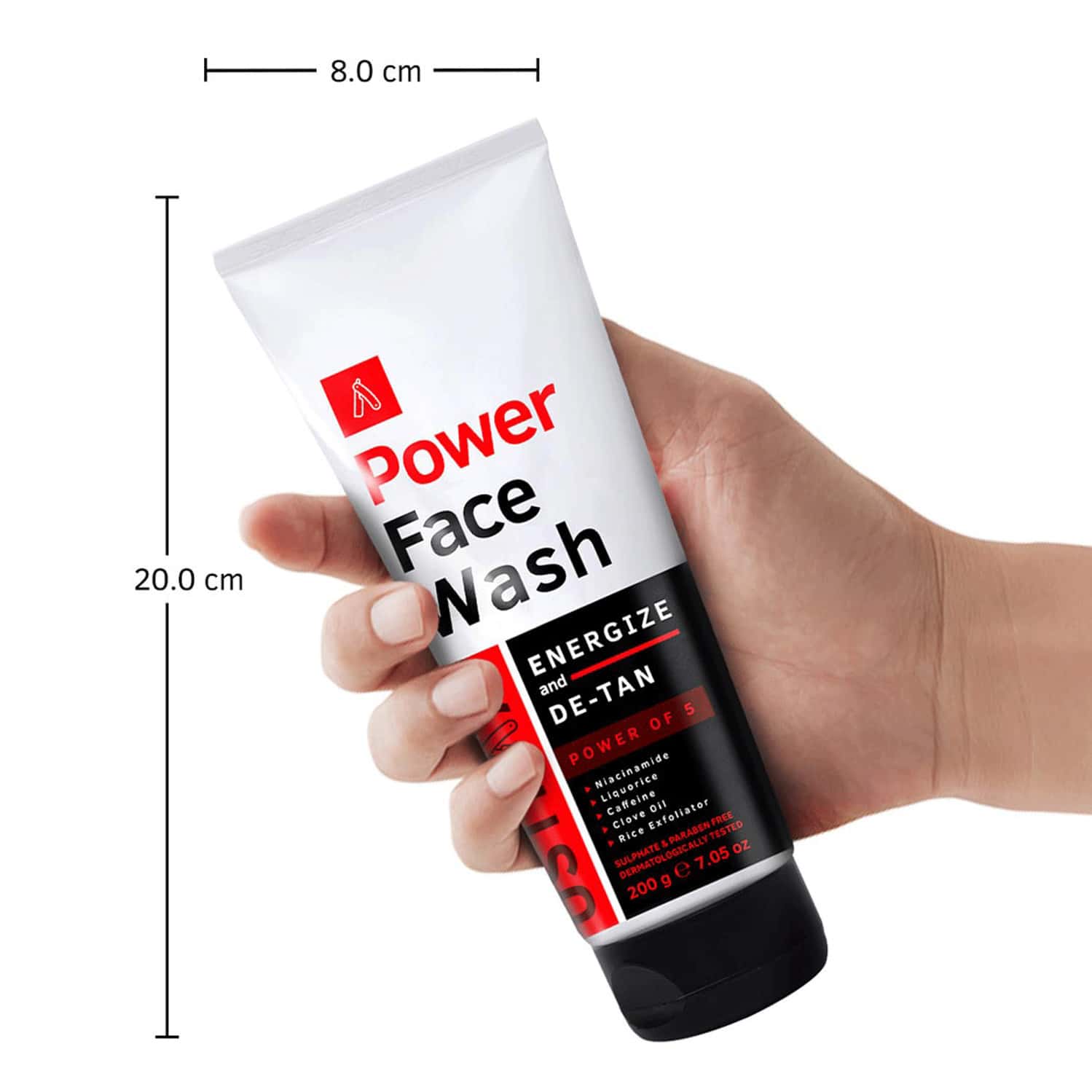 Buy USTRAA POWER FACE WASH ENERGIZE AND DE-TAN - 200G ...