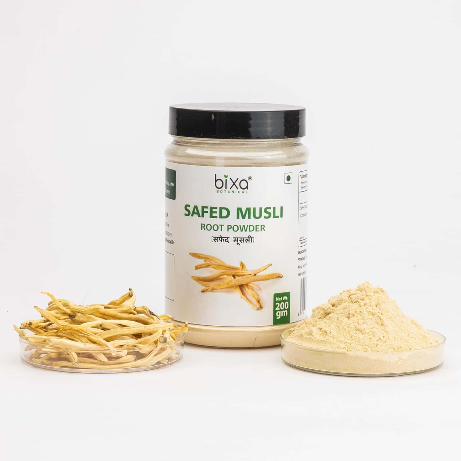 Buy BIXA BOTANICAL SAFED MUSLI POWDER- FOR STAMINA & NATURAL IMMUNITY ...