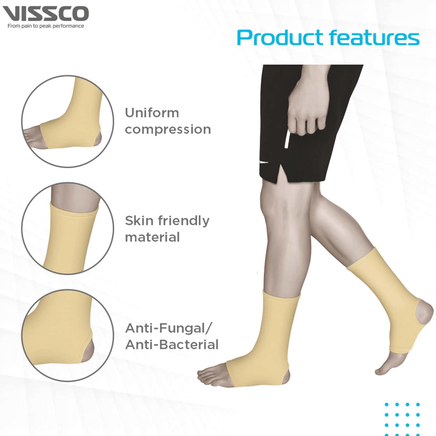 Buy VISSCO ANKLET | PROVIDES SUPPORT TO THE ANKLE JOINT & INJURED ...