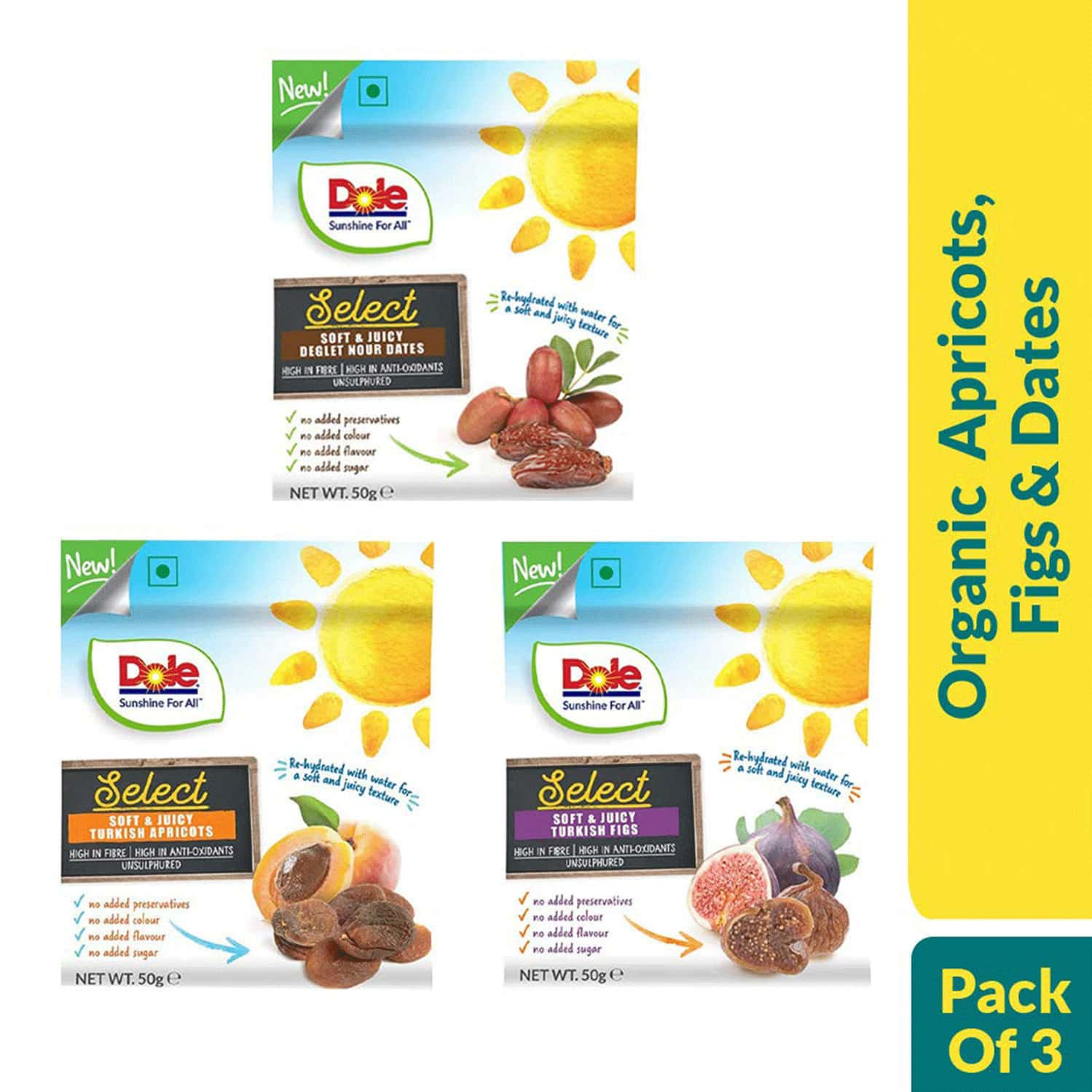 Buy DOLE SELECT PREMIUM ORGANIC HANDPICKED SOFT&JUICY DRIED FRUITS ...