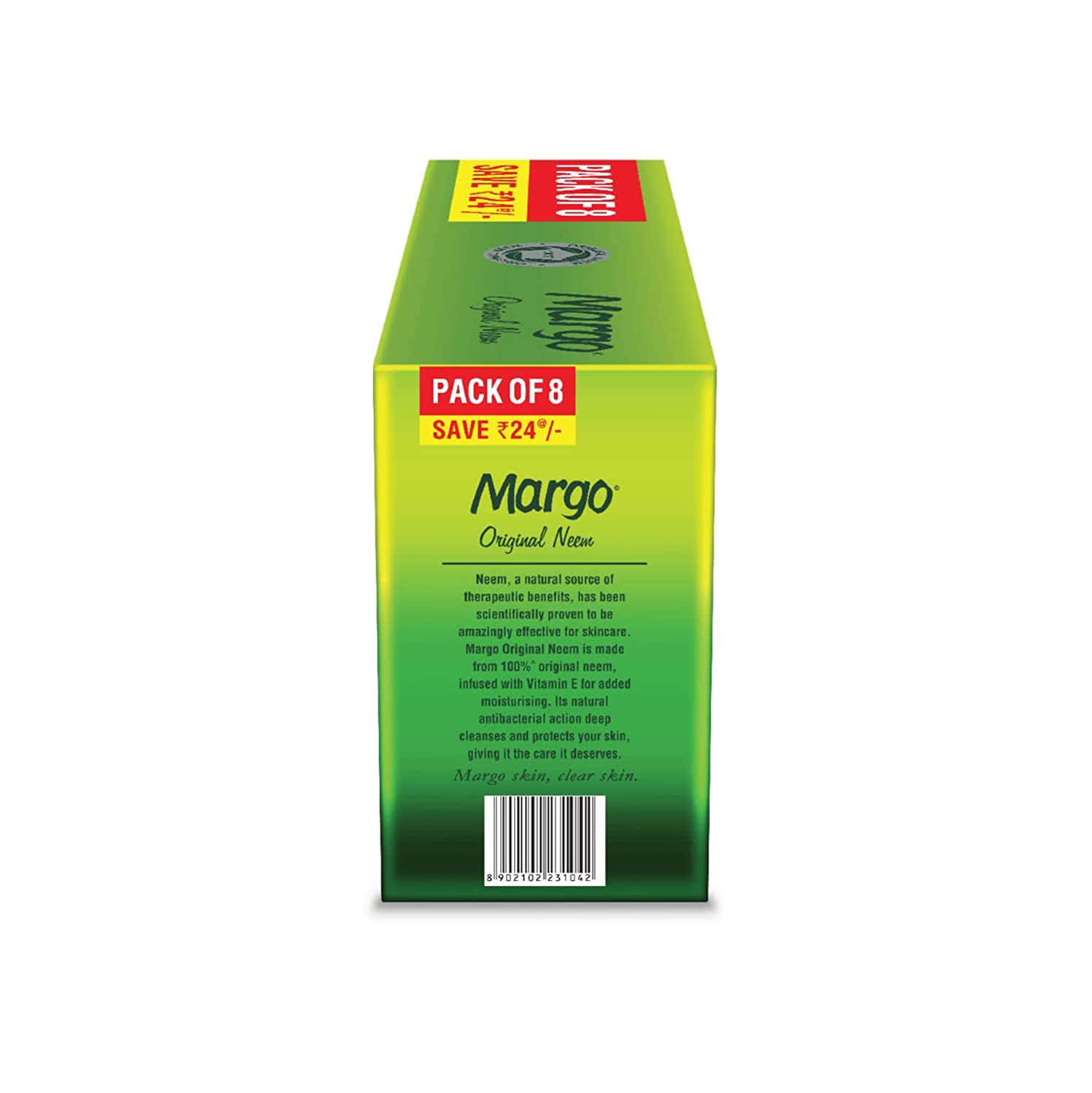 Buy MARGO ORIGINAL NEEM SOAP - 125GM PACK OF 8 Online & Get Upto 60% ...
