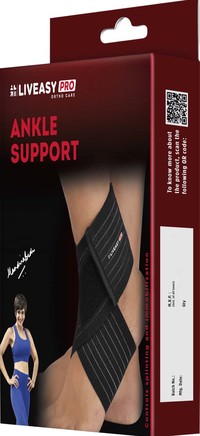 Buy LIVEASY PRO ORTHO CARE ANKLE SUPPORT SIZE L Online & Get Upto 60% ...
