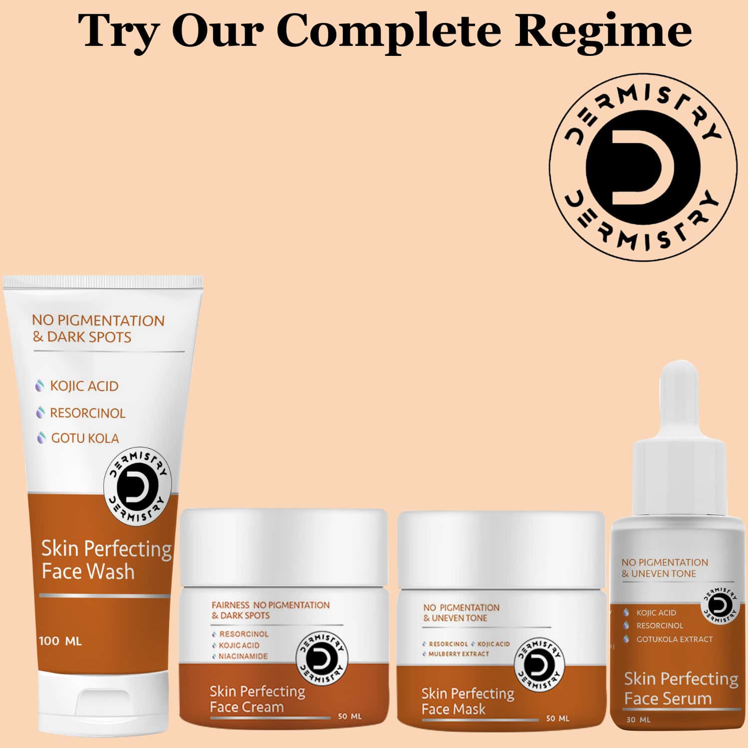 Buy DERMISTRY PIGMENTATION DARK SPOTS MELASMA REMOVAL KOJIC ACID FAIRNESS CREAM & FACE MASK FOR ...