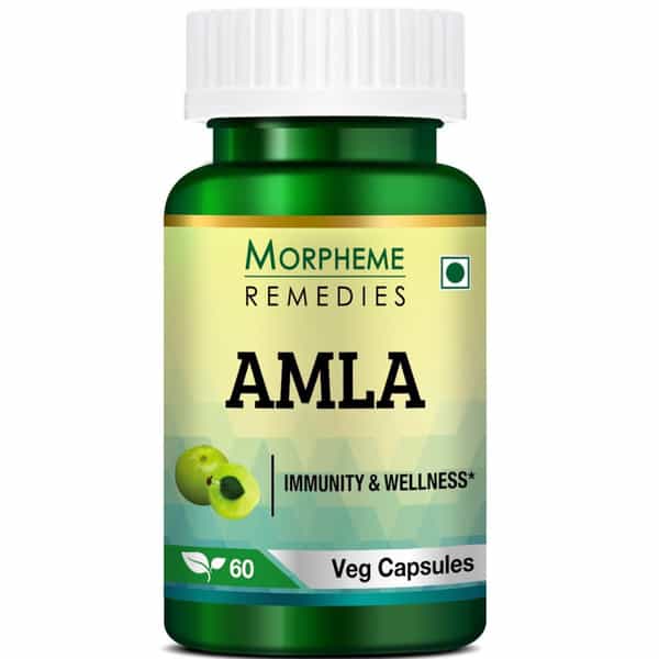 Buy MORPHEME REMEDIES AMLA 500 MG - 60 VEG CAPSULES Online & Get Upto 60% OFF at PharmEasy