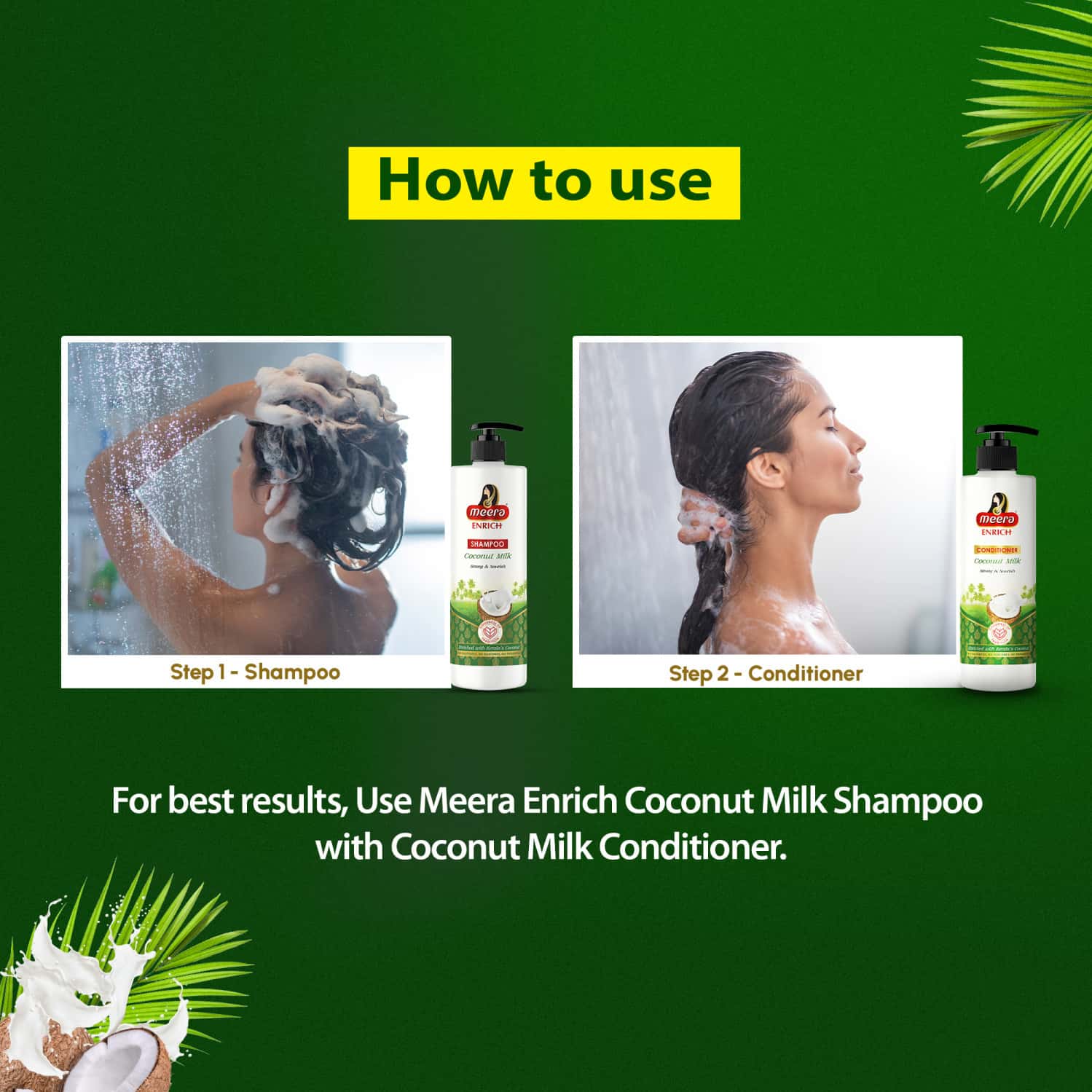 Buy MEERA ENRICH SHAMPOO FOR NOURISH HAIR, ENRICHED WITH KERALA'S ...