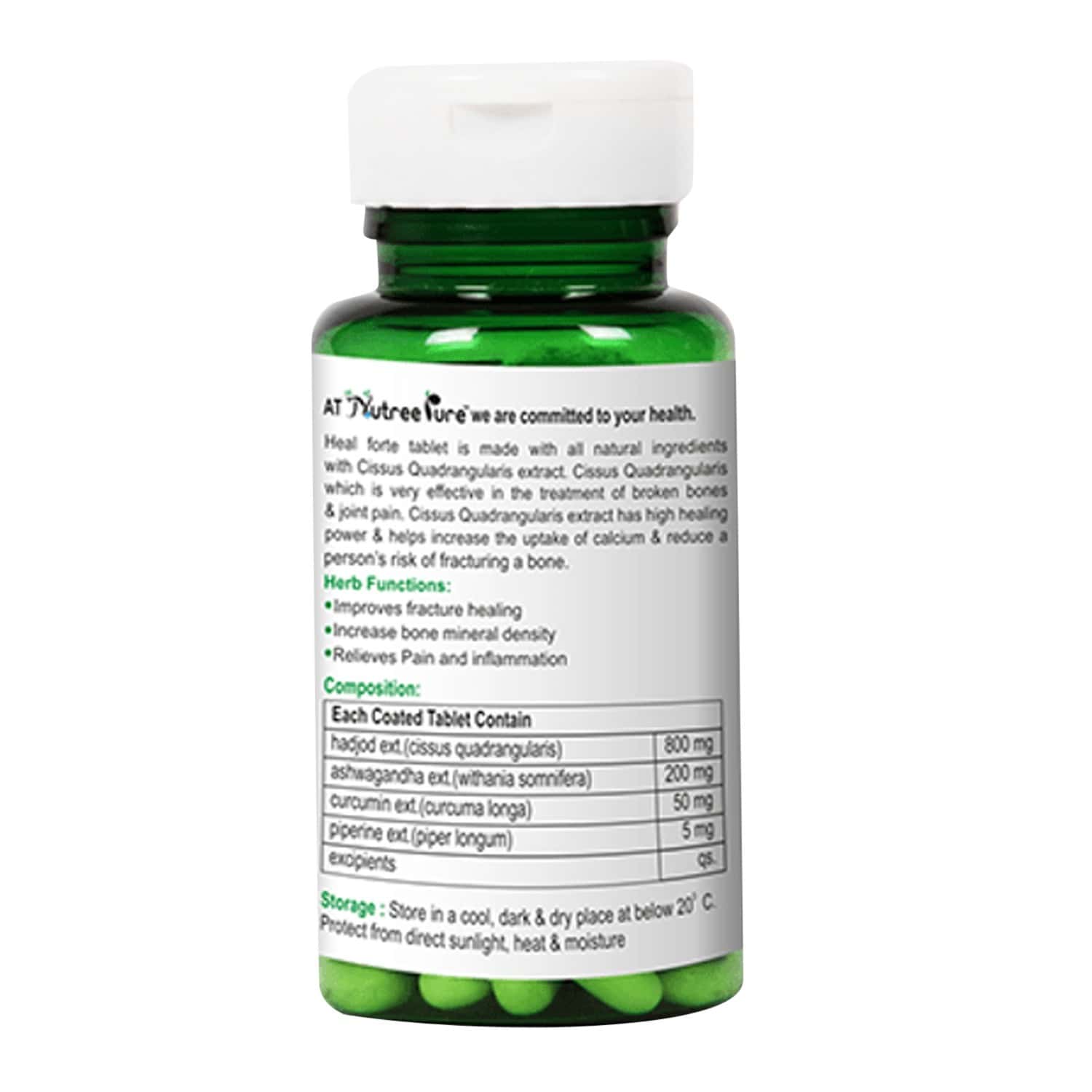 Buy NUTREE PURE HEAL FORTE FRACTURE HEALING TABLET 30 Online & Get Upto ...