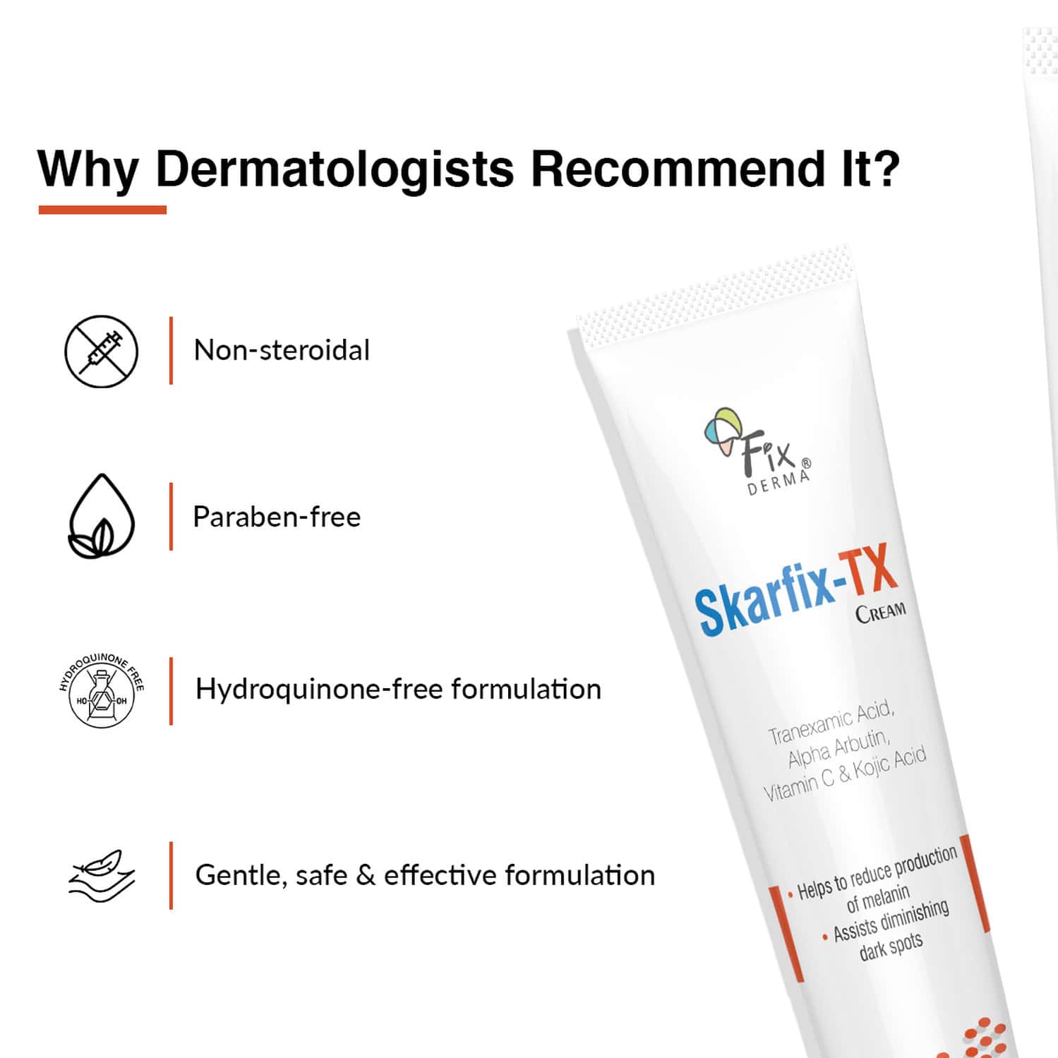 Buy FIXDERMA SKARFIX -TX CREAM 30GM Online & Get Upto 60% OFF at PharmEasy