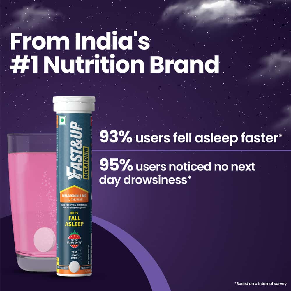 Buy FAST&UP MELATONIN WITH 100MG L-THEANINE- NATURAL SLEEP AID- 20 ...