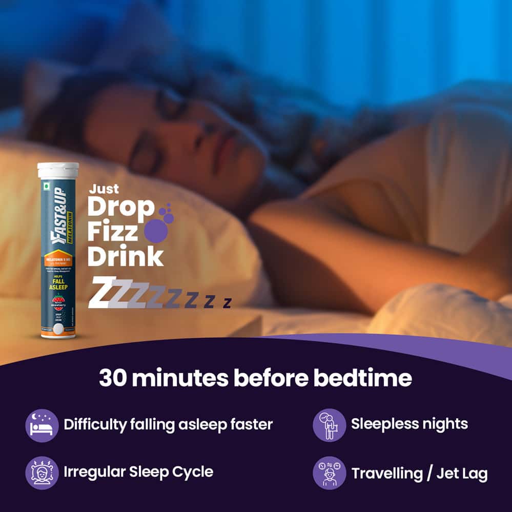 Buy FAST&UP MELATONIN WITH 100MG L-THEANINE- NATURAL SLEEP AID- 20 ...