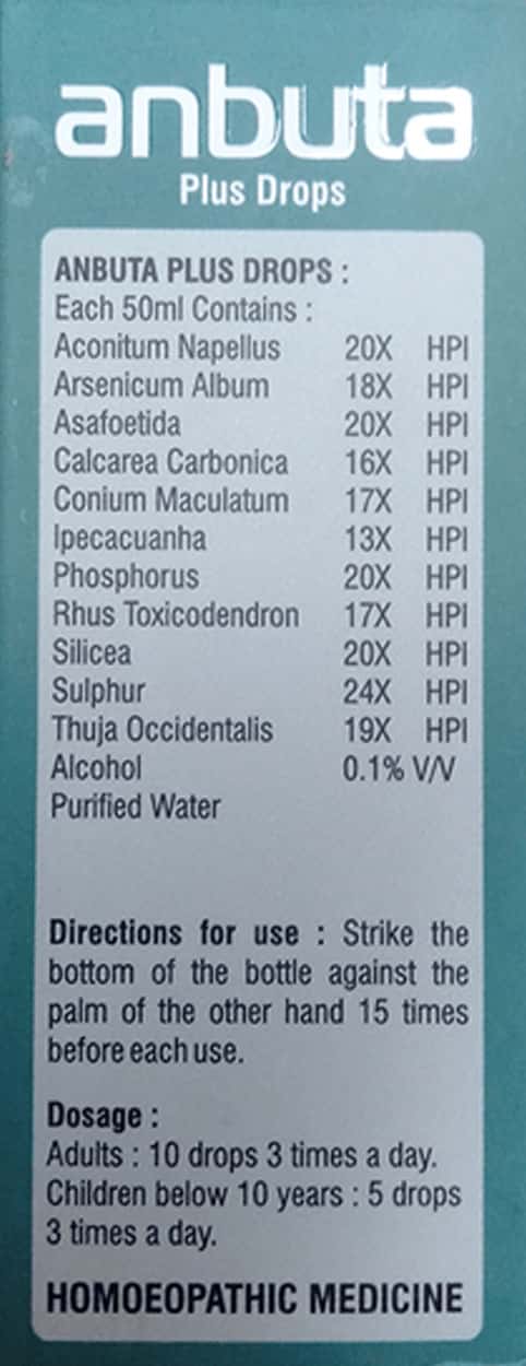 Buy ANBUTA PLUS DROPS 50ML Online & Get Upto 60% OFF at PharmEasy