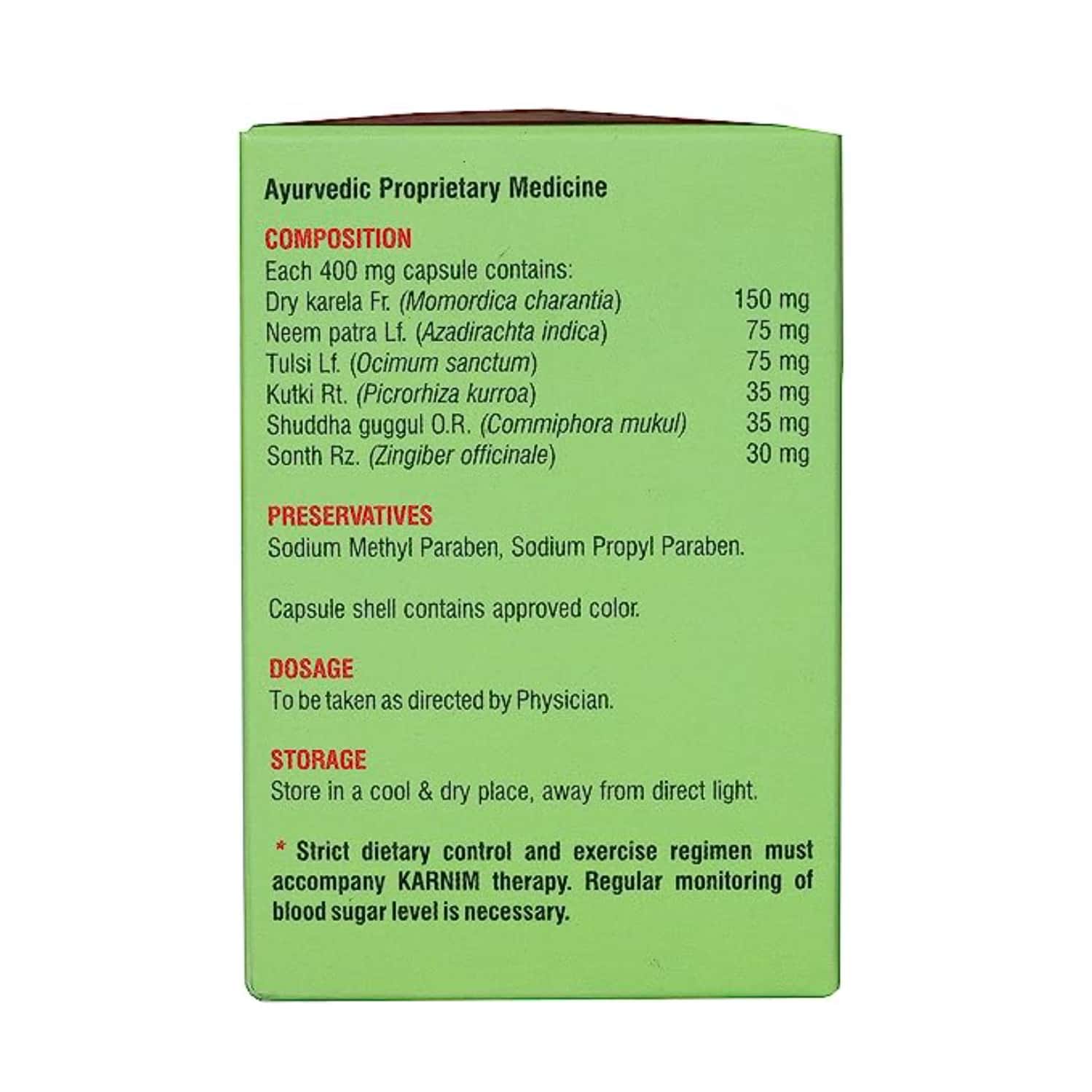Buy KARNIM CAPSULES 100'S Online & Get Upto 60% OFF at PharmEasy