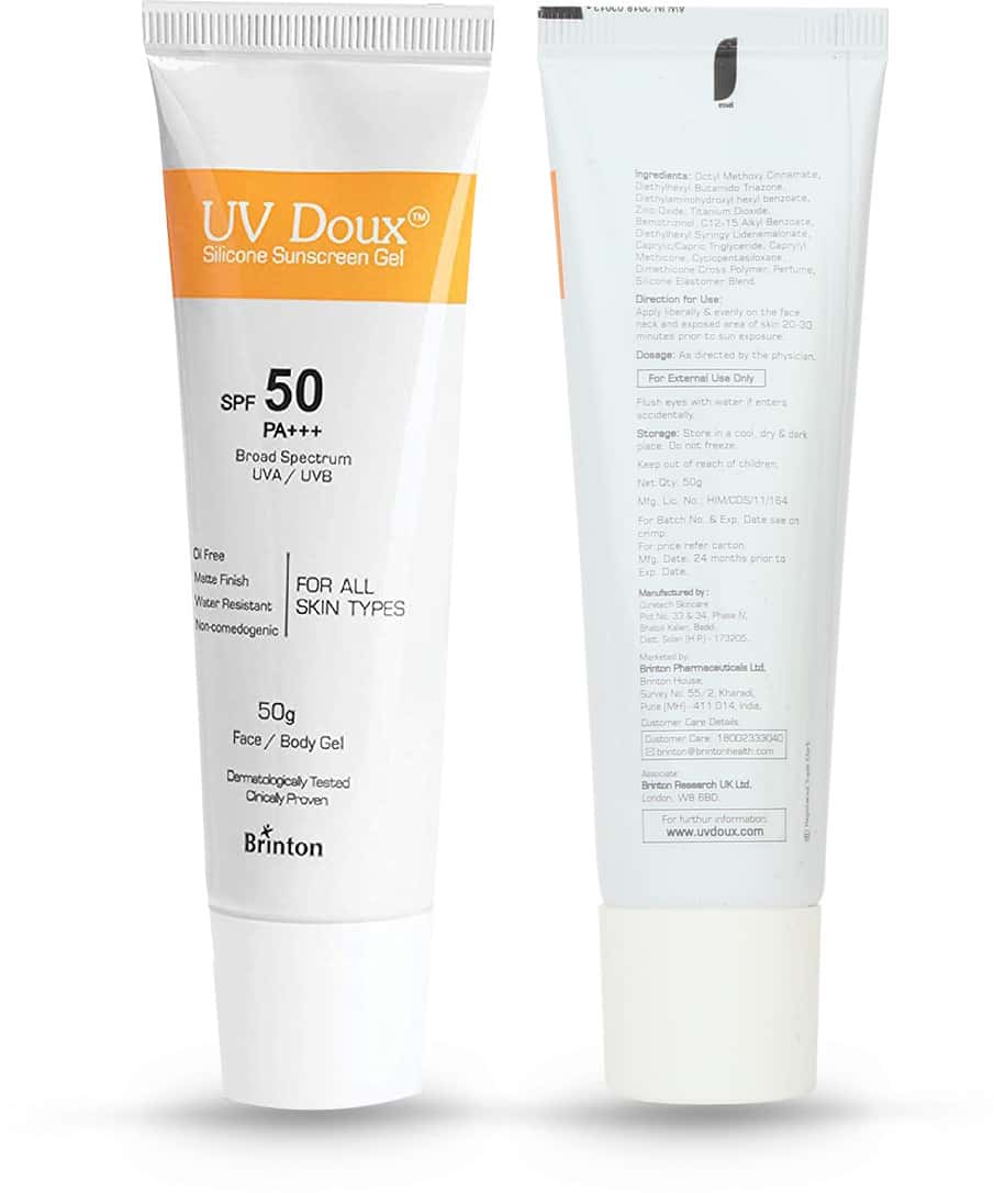 Buy UV DOUX SPF 50 TUBE OF 50GM SUNSCREEN GEL Online & Get Upto 60% OFF ...