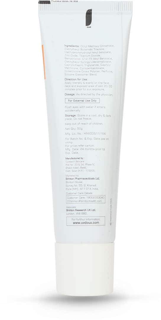 Buy UV DOUX SPF 50 TUBE OF 50GM SUNSCREEN GEL Online & Get Upto 60% OFF at PharmEasy