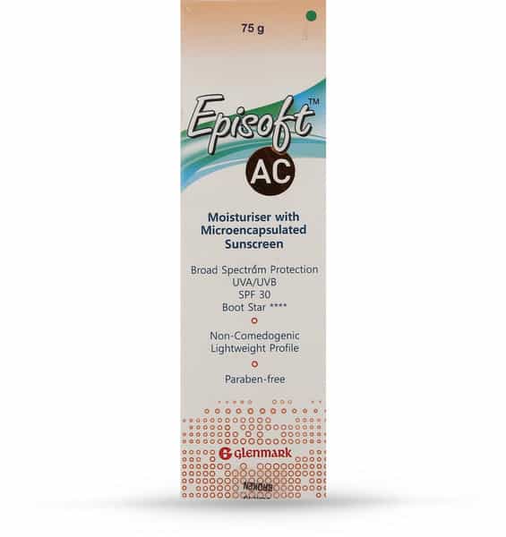 Buy EPISOFT AC SUNSCREEN SPF30 CREAM 75GM Online & Get Upto 60% OFF at ...