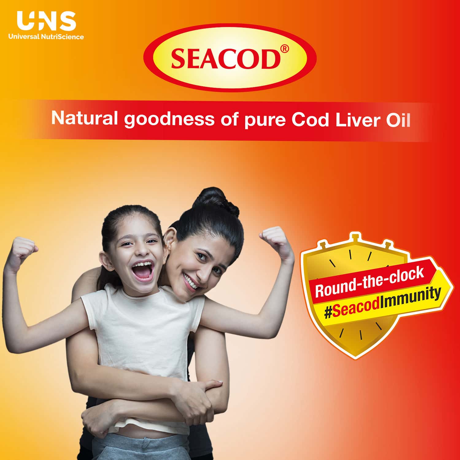 Buy SEACOD PURE COD LIVER OIL CAPSULES 300MG WITH OMEGA 3,VITAMIN A & D ...