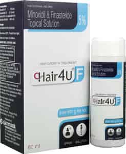 Hair 4u F 5% Bottle Of 60ml Spray/Solution: Uses, Side Effects, Price & Dosage | PharmEasy