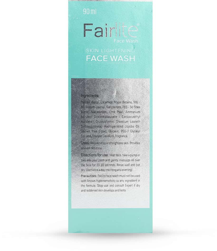 Buy FAIRLITE FACE WASH BOTTLE OF 90 ML Online & Get Upto 60% OFF at ...