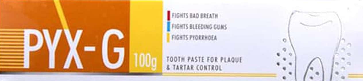 Buy PYX G TOOTHPASTE 100GM Online & Get Upto 60% OFF at PharmEasy