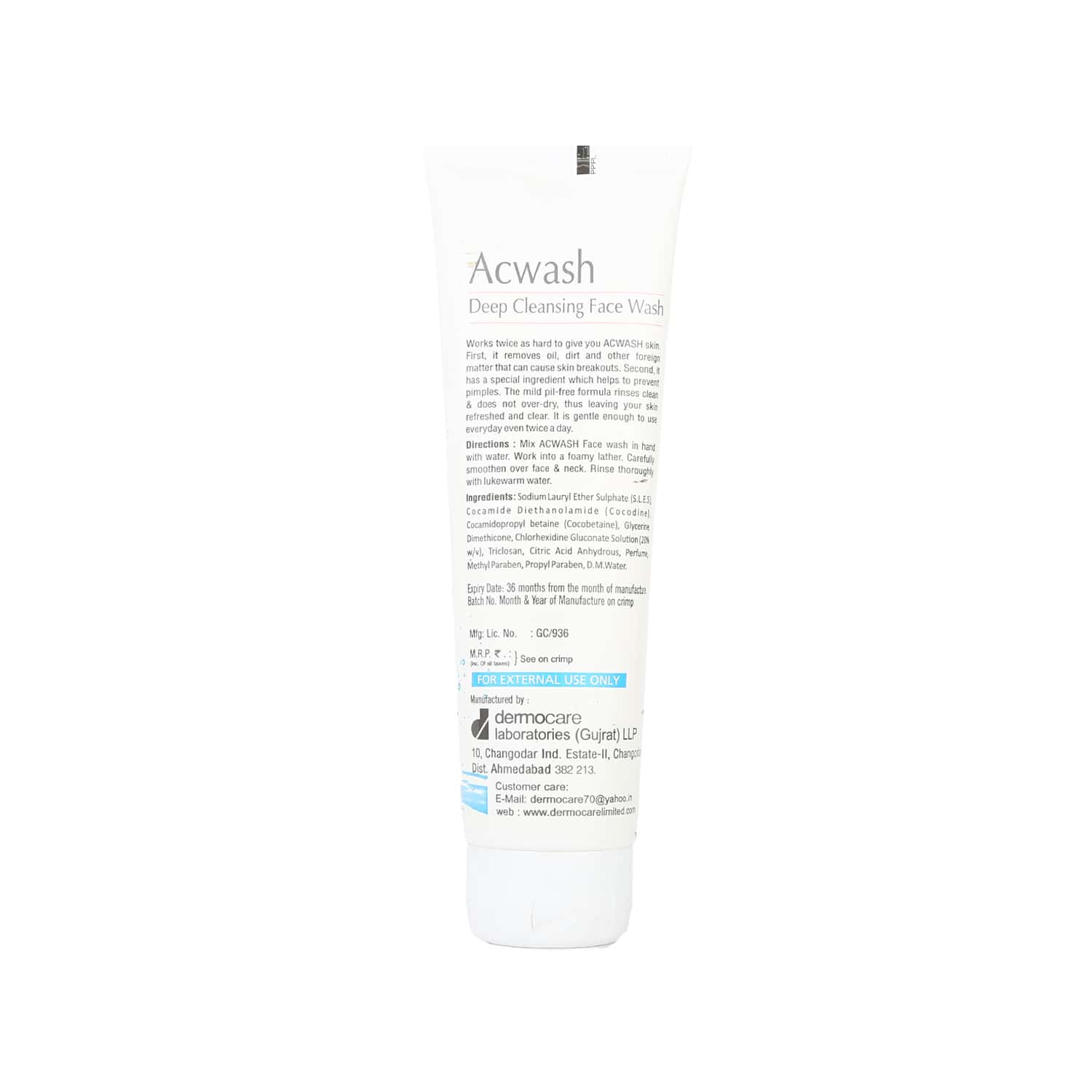 Buy Acwash Deep Cleanse Face Wash Tube Of 100 Ml Online & Get Upto 60% ...