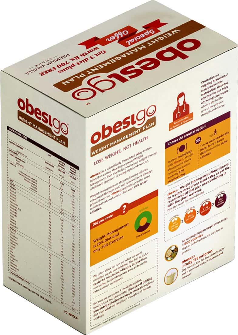 Buy OBESIGO VANILLA FAT BURNER POWDER (PACK OF 7) BOX OF 58 G Online ...