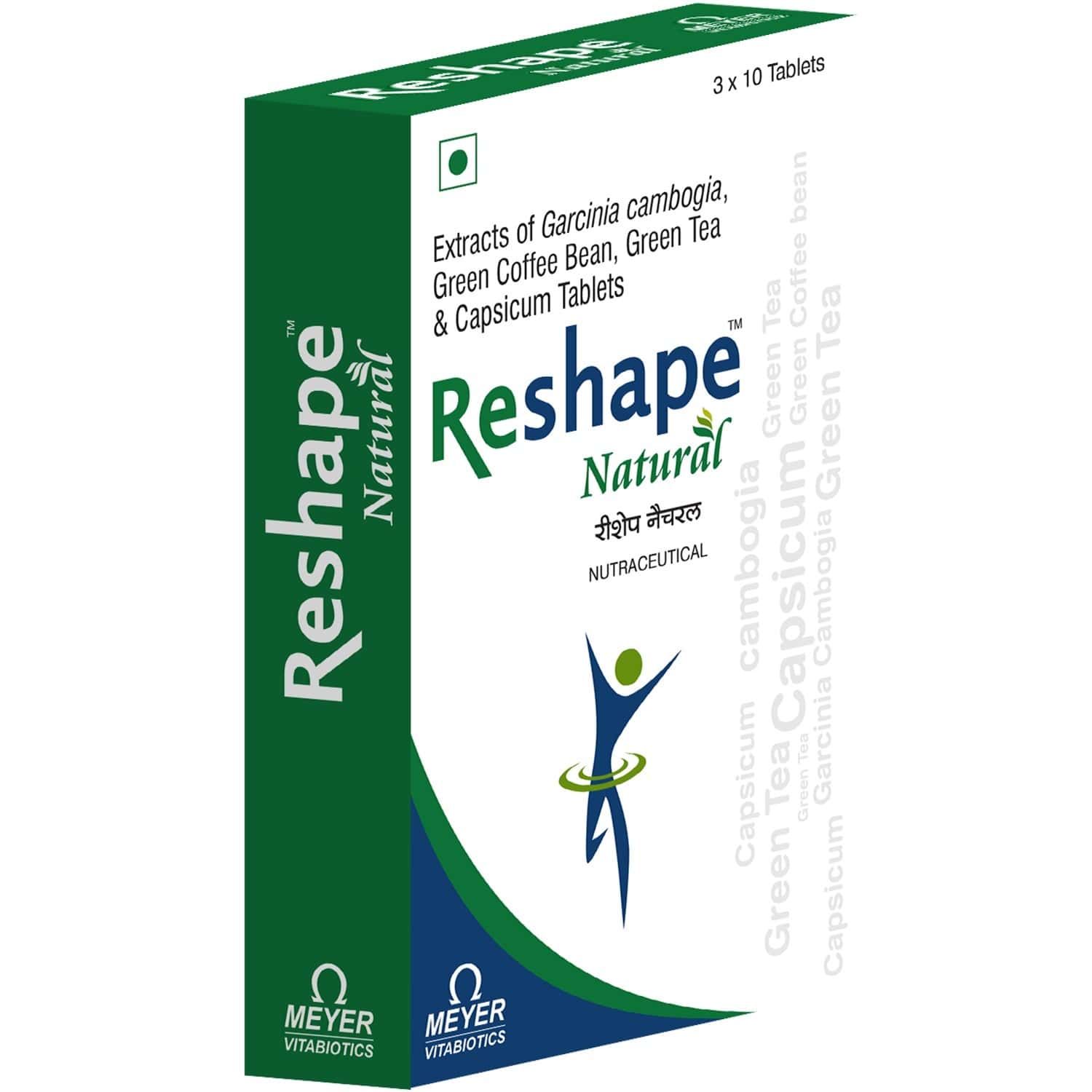 Buy RESHAPE NATURAL HEALTH SUPPLEMENT TABLETS (WITH COFFEE BEAN AND ...