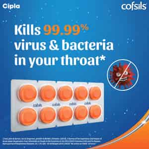 Buy COFSILS ORANGE LOZENGES STRIP OF 10 Online & Get Upto 60% OFF at ...