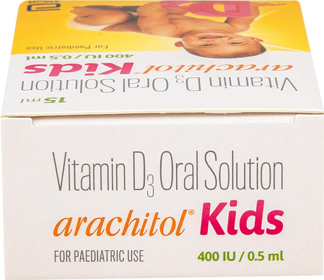 Buy ARACHITOL KIDS 400IU/0.5ML PINEAPPLE FLAVOUR BOTTLE OF 15ML ...