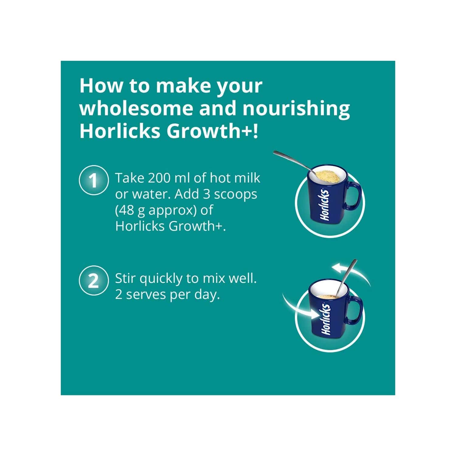 Buy HORLICKS GROWTH PLUS VANILLA NUTRITION DRINK JAR OF 400 G Online ...
