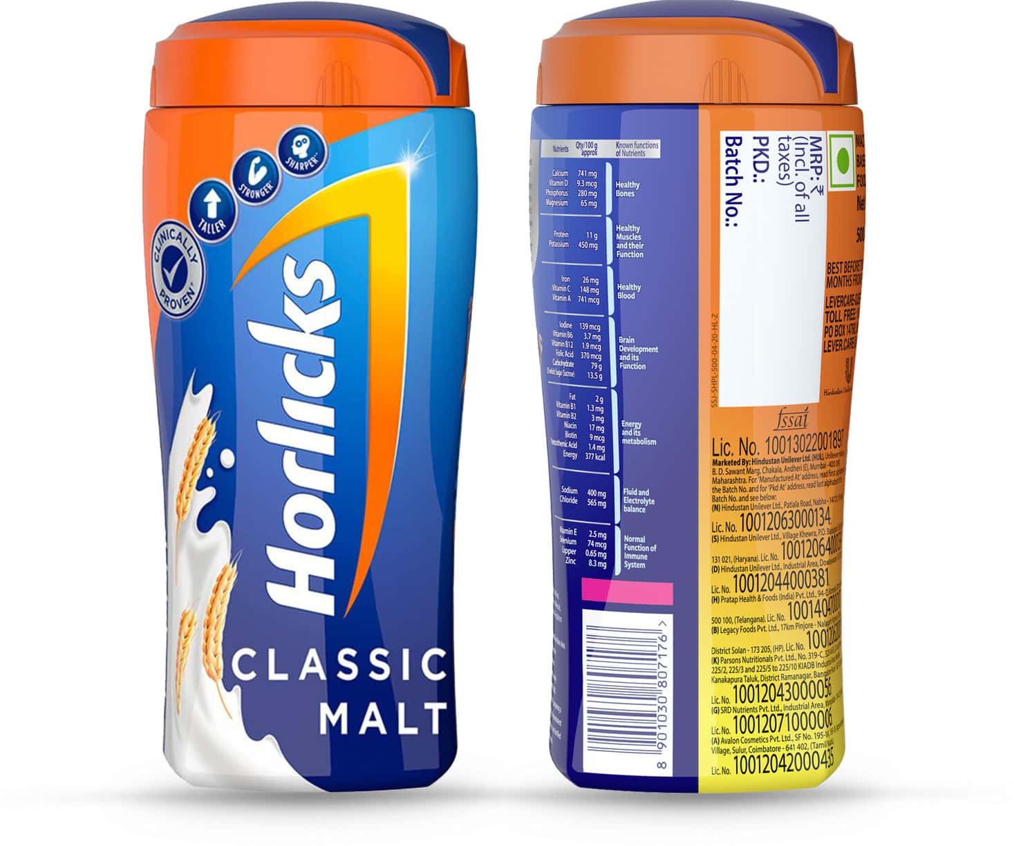 Buy HORLICKS HEALTH & NUTRITION DRINK JAR, 500 G Online & Get Upto 60% ...