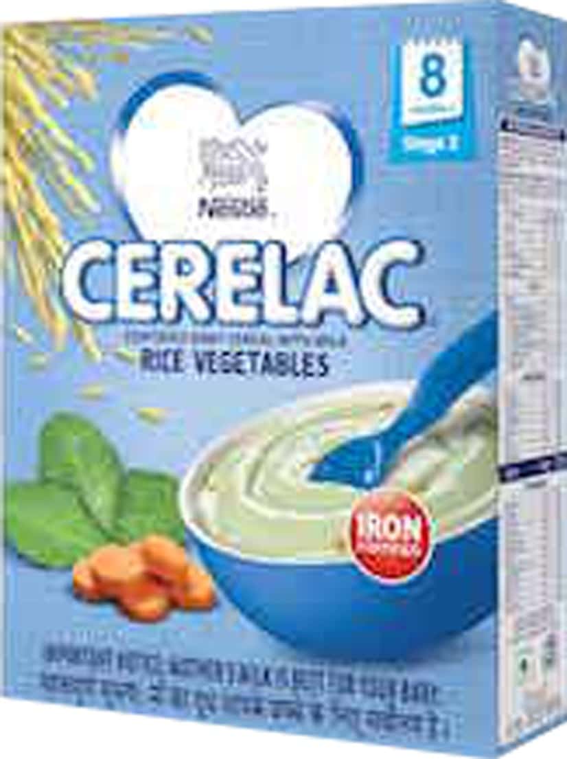 Buy NESTLE CERELAC BABY CEREAL WITH MILK, RICE VEGETABLES FROM 8 MONTHS ...