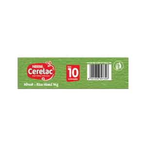 Buy NESTLE CERELAC BABY CEREAL WITH MILK WHEAT - RICE MIXED VEG FROM 10 ...