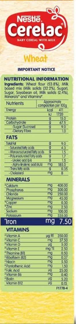 Buy NESTLE CERELAC BABY FOOD INFANT CEREAL STAGE1 (6 -12 MONTHS) REFILL ...