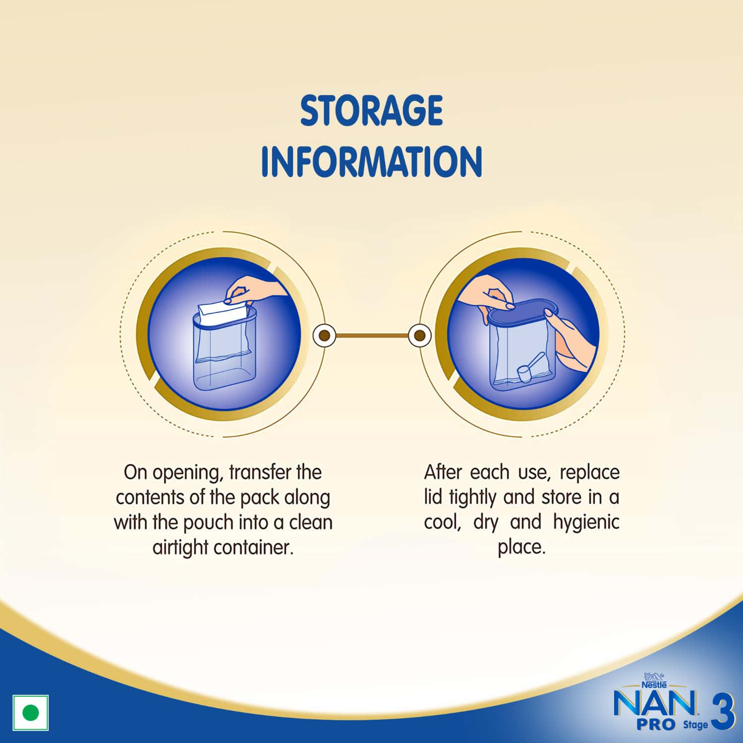 Buy NESTLE NAN PRO STAGE 3 FOLLOW-UP INFANT FORMULA - 400 G BAG-IN-BOX ...