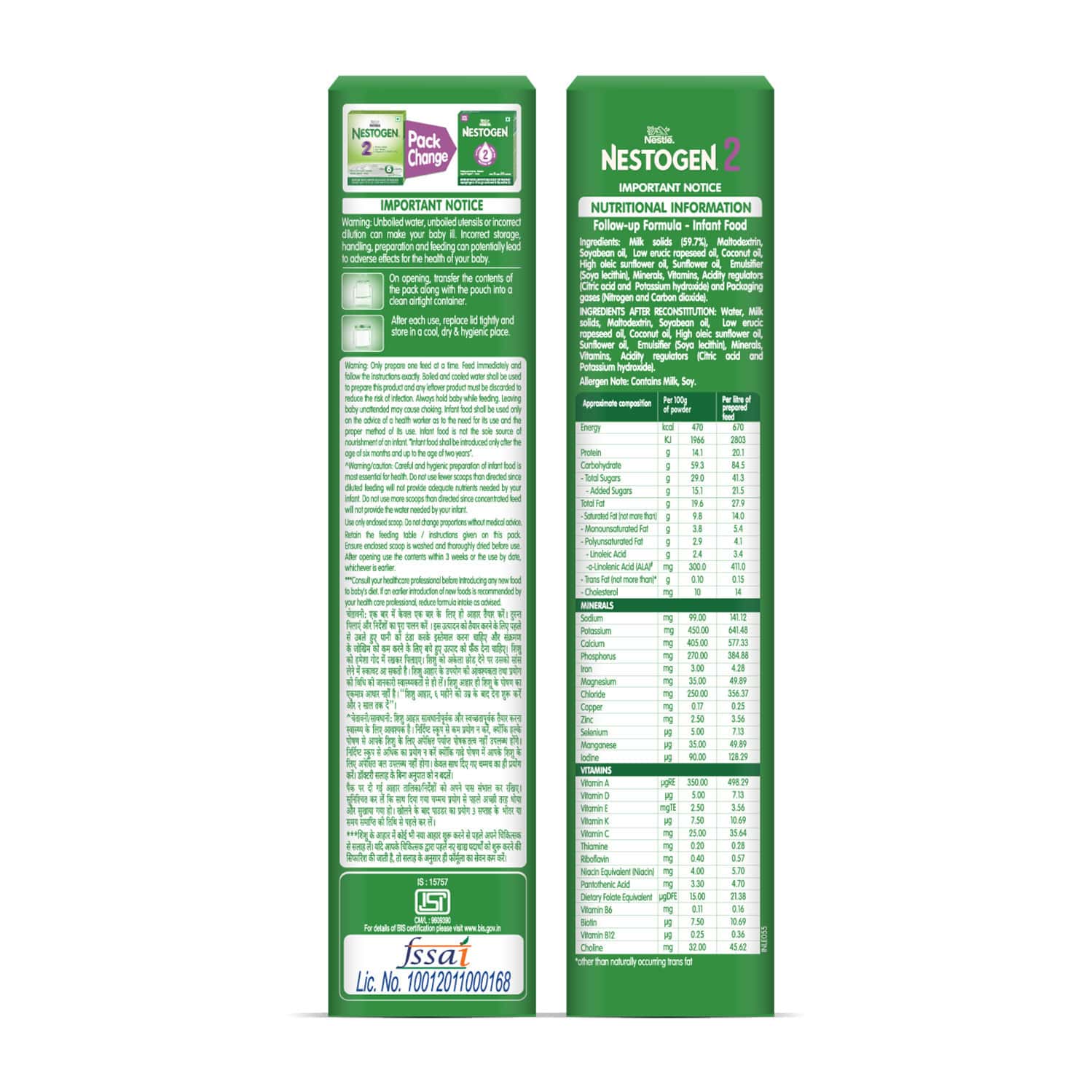 Buy NESTLE NESTOGEN INFANT FORMULA POWDER STAGE-2(AFTER 6 MONTHS)- 400G ...