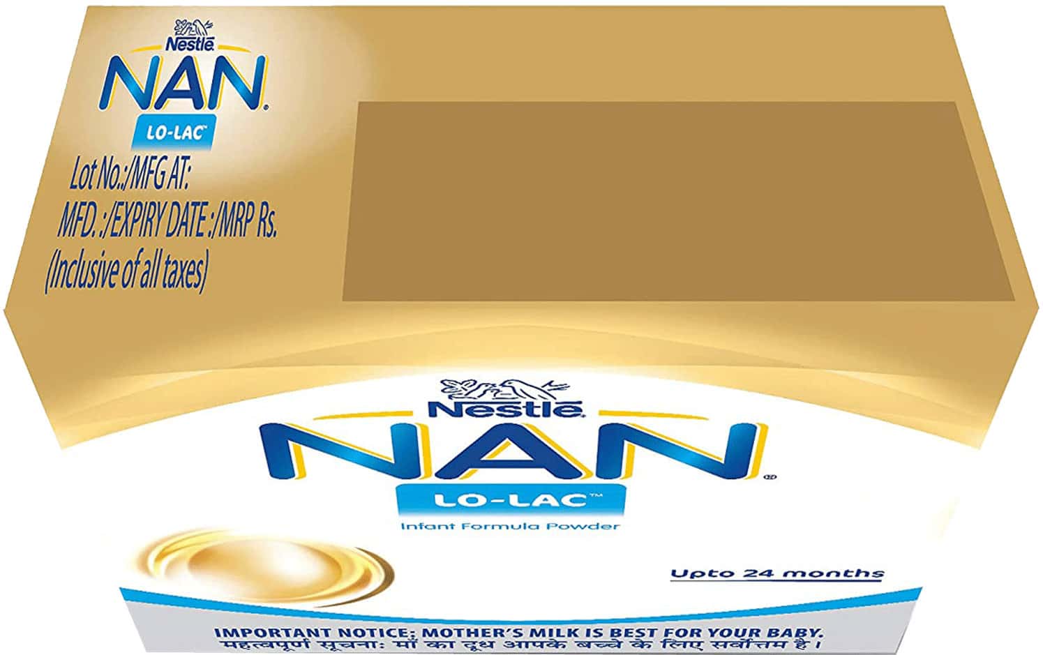 Buy NESTLE NAN LO LAC INFANT FORMULA POWDER, UPTO 24 MONTHS - 200 G BAG ...
