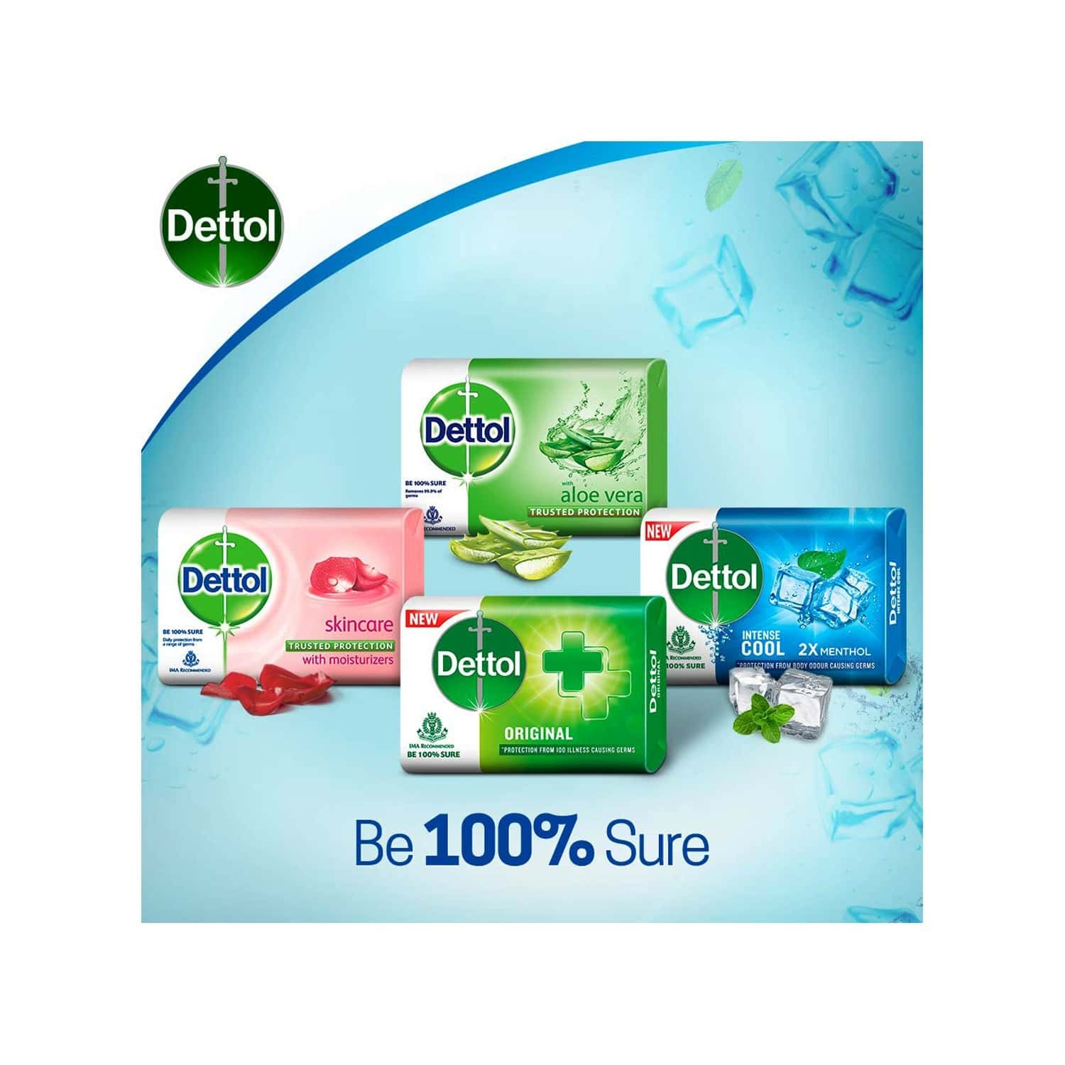 Buy DETTOL GERM PROTECTION SOAP COOL - 125 G Online & Get Upto 60% OFF ...