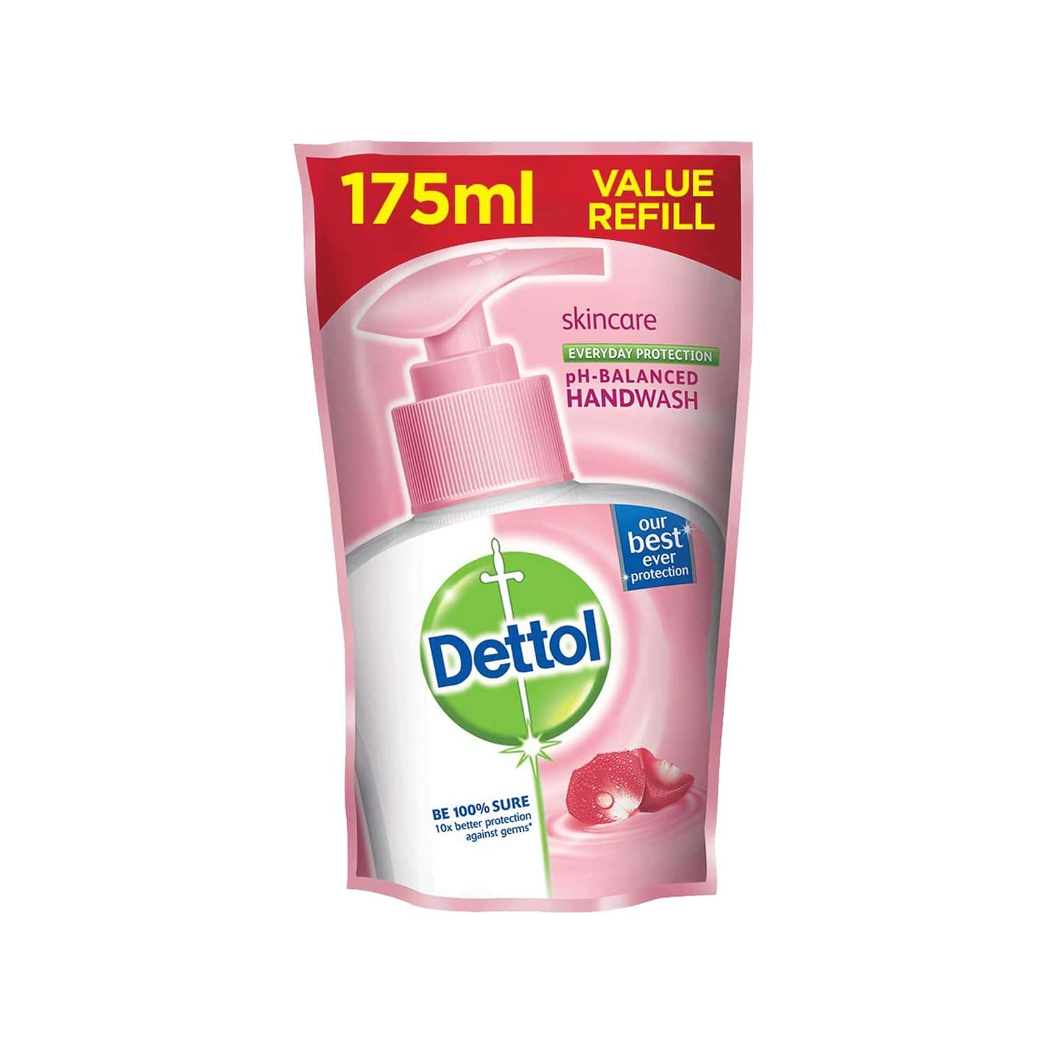 Buy DETTOL GERM PROTECTION LIQUID HANDWASH SKINCARE REFILL OF 175 ML ...