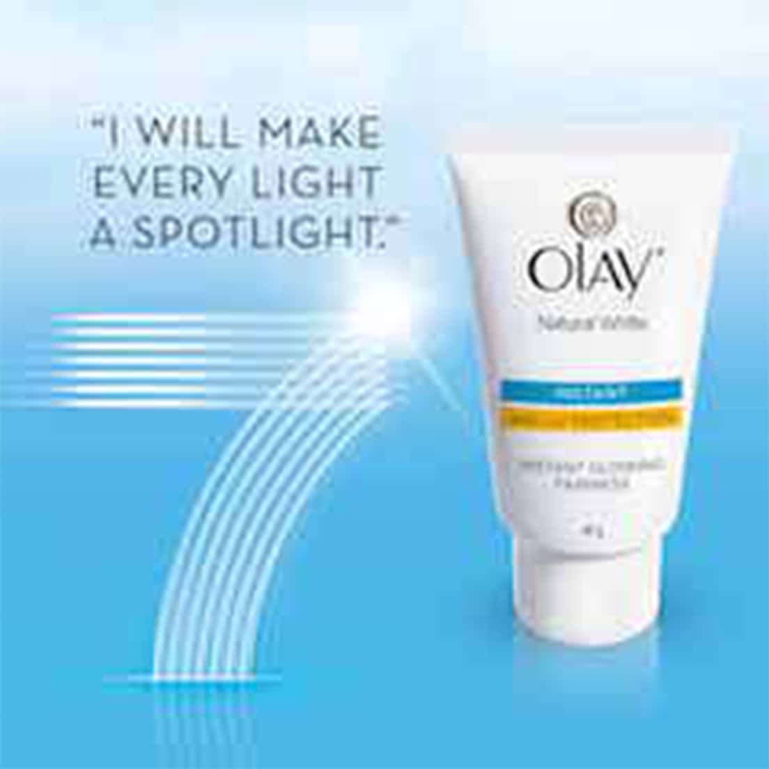 Buy OLAY NATURAL WHITE LIGHT INSTANT GLOWING FAIRNESS SKIN CREAM SERUM ...