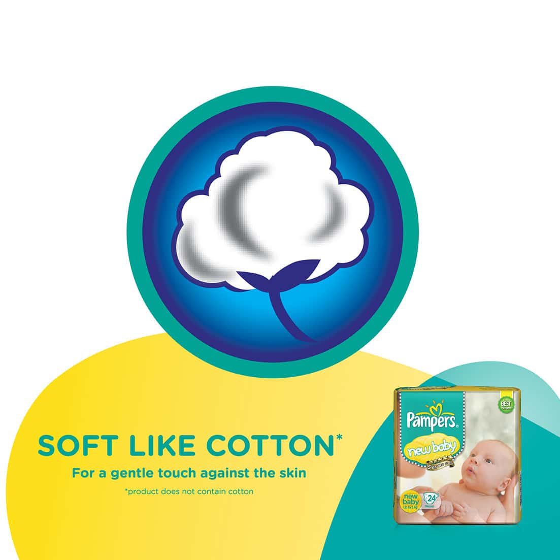 Buy PAMPERS ACTIVE BABY DIAPER SIZE NEW BORN PACKET OF 24 Online & Get ...