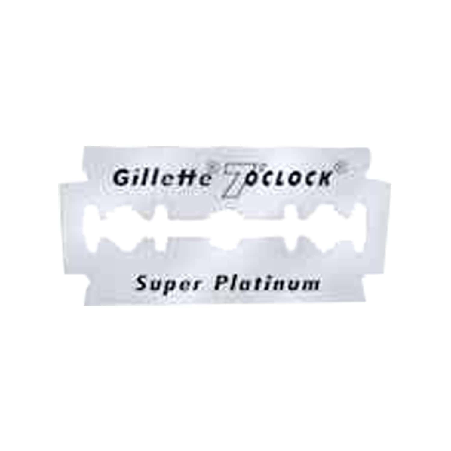 Buy GILLETTE 7 O'CLOCK SUPER PLATINUM 5 BLADES Online & Get Upto 60% ...
